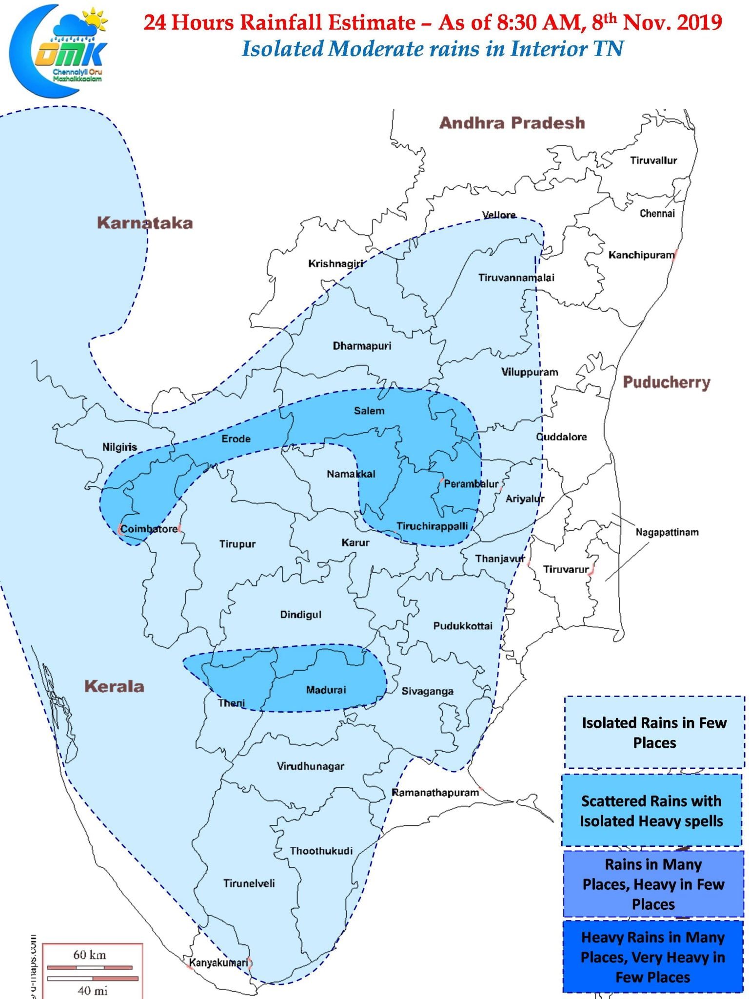Cyclone Bulbul forms in the Bay - Chennairains (COMK)