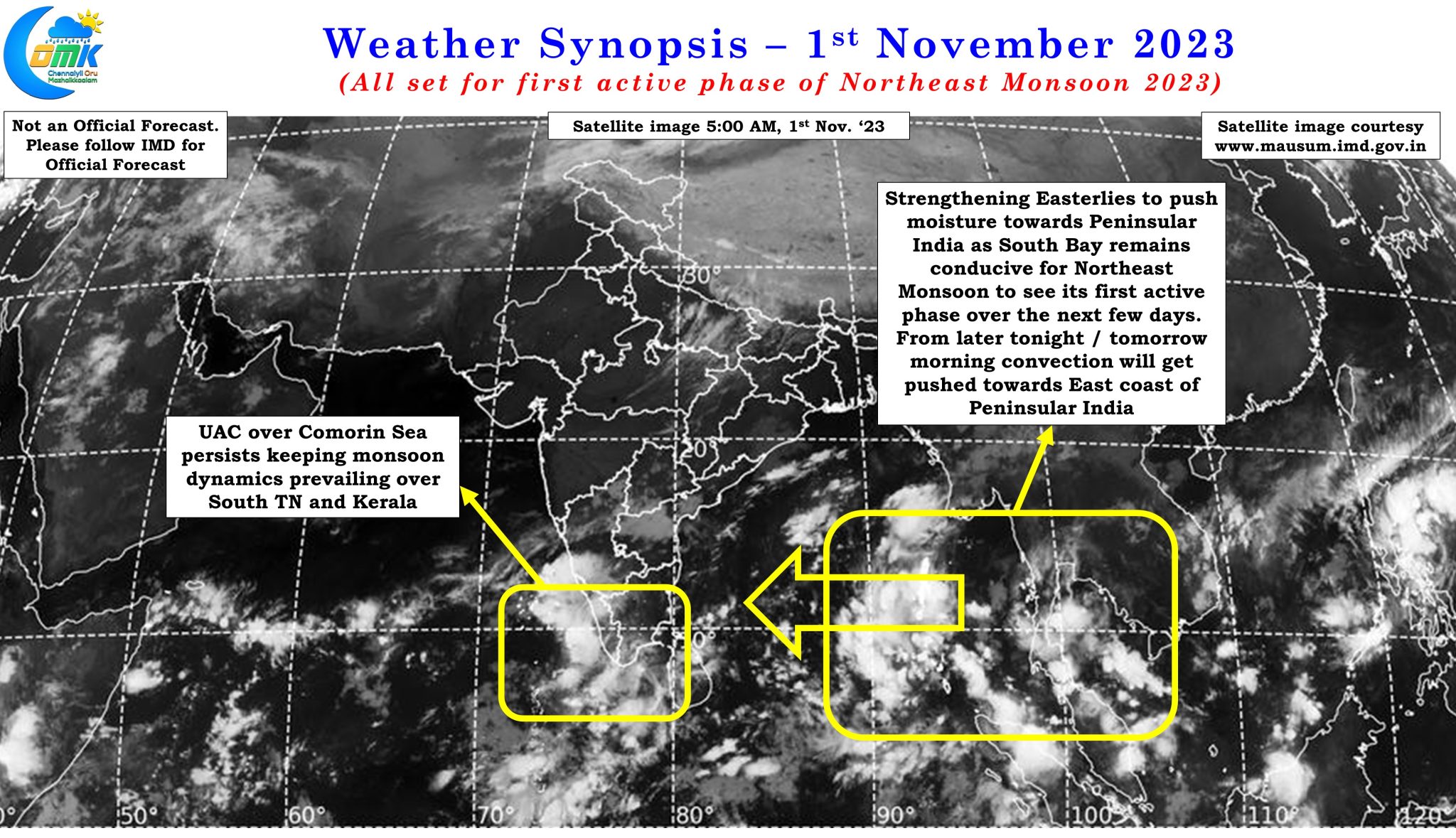 All set for the 1st active phase of Northeast Monsoon 2023 ...