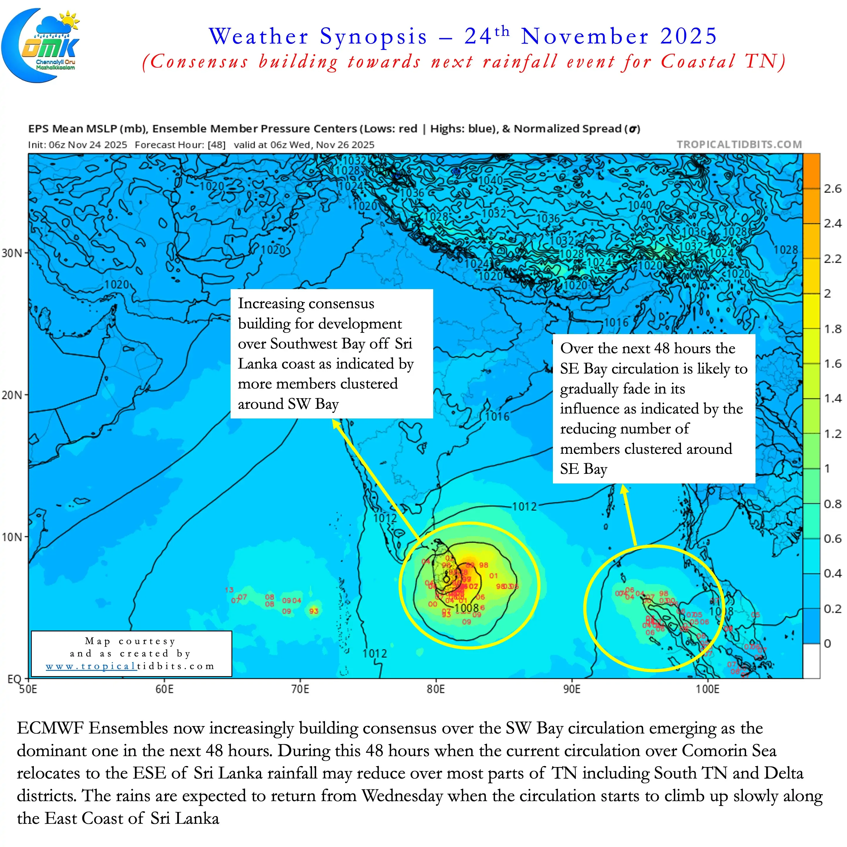 Consensus building towards next rainfall event for Coastal TN ...
