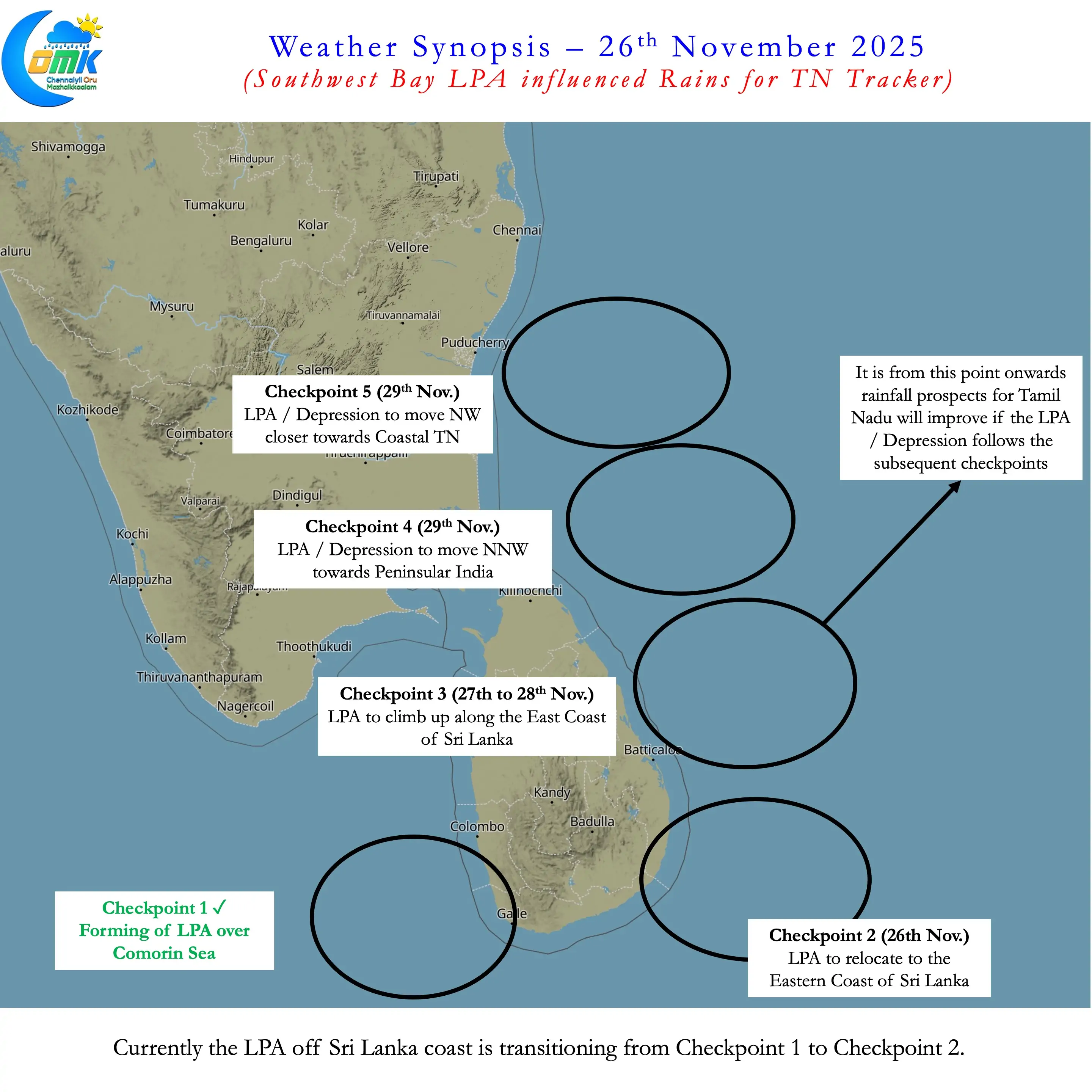 Cyclone Senyar likely to form later today. History in the making ...