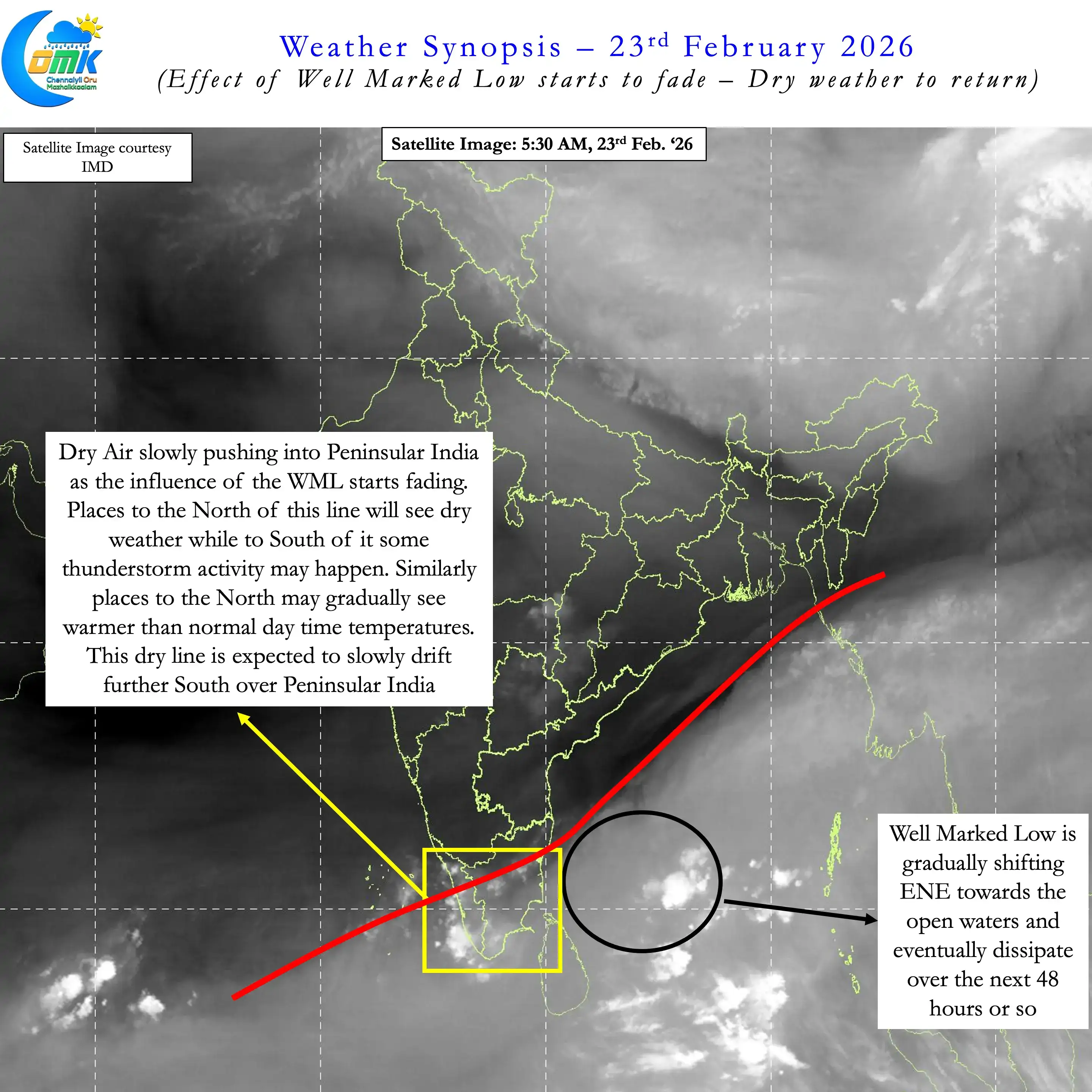 Interior Peninsular India to flip to Summer mode gradually ...